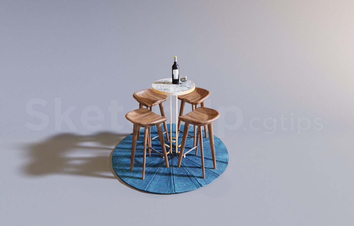 8071. Free Sketchup Coffee Table Model Download