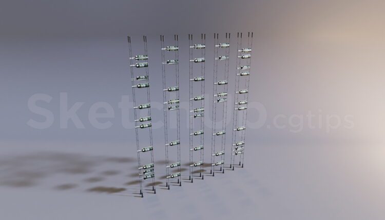 8422. Free Sketchup Wine Racks Model Download - Sketchup Models For ...