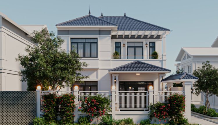 10196. Sketchup House Exterior Model Download by Kts Nghia Than ...