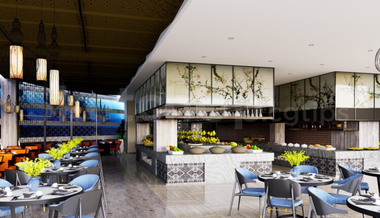 20158. Free Sketchup Restaurant Interior Model Download - Sketchup ...