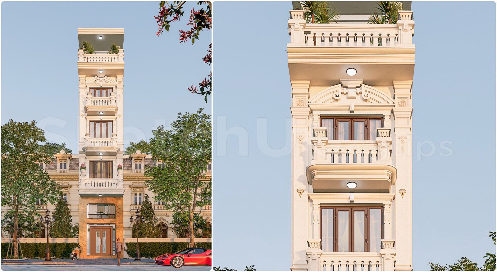 20591. Free Sketchup House Exterior Model Download