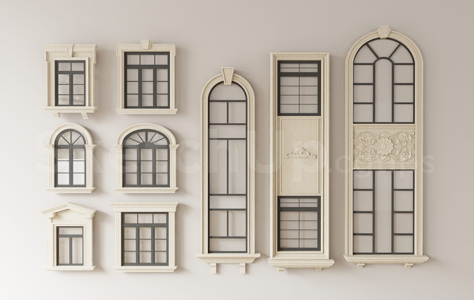 18338. Free Sketchup Windows Models Download